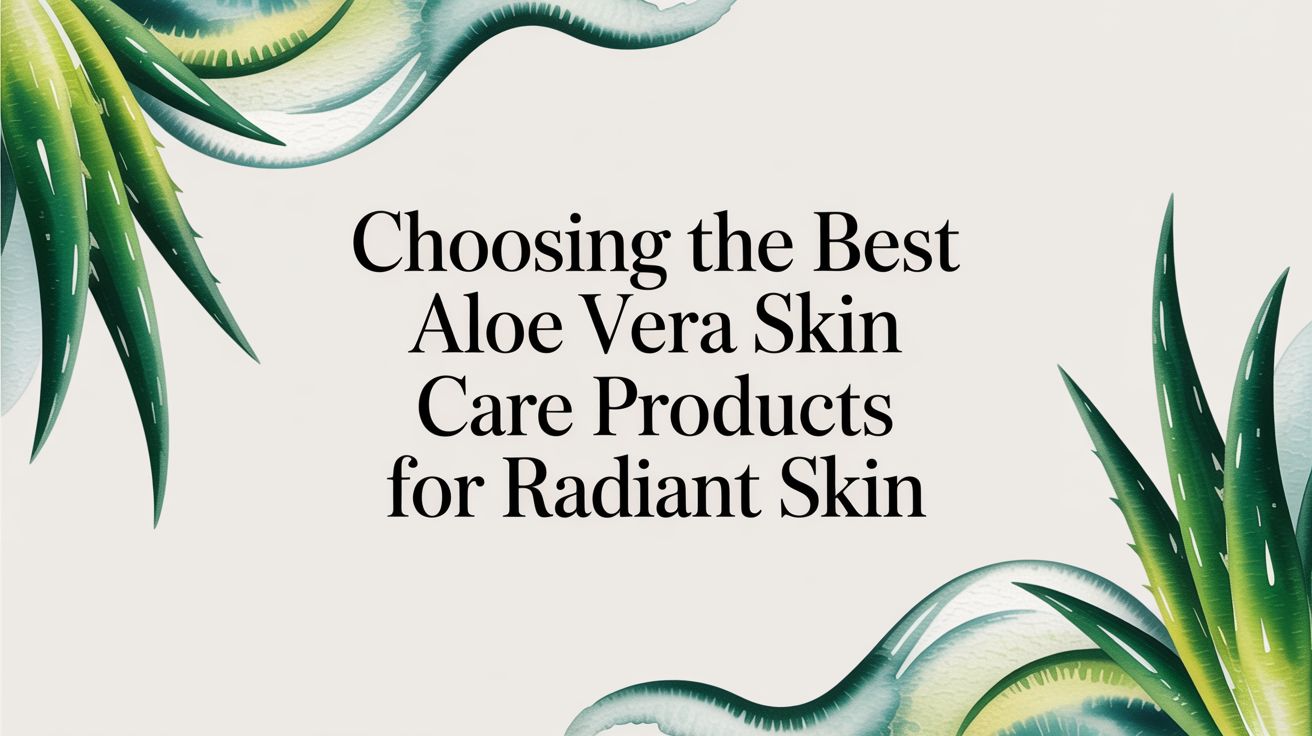Choosing the Best Aloe Vera Skin Care Products for Radiant Skin - AloeCure