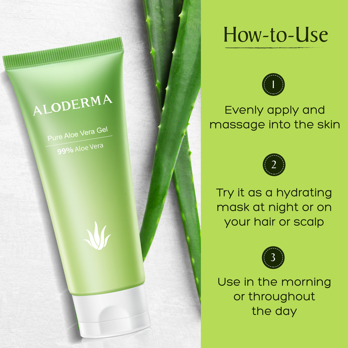 ALODERMA Pure Aloe Vera Gel - 114g - AloeCure