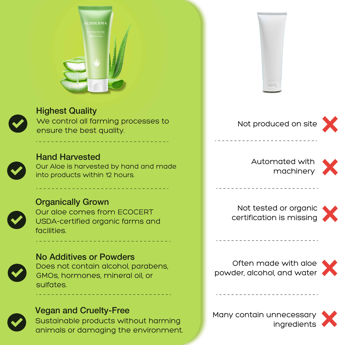 ALODERMA Pure Aloe Vera Gel - 114g - AloeCure