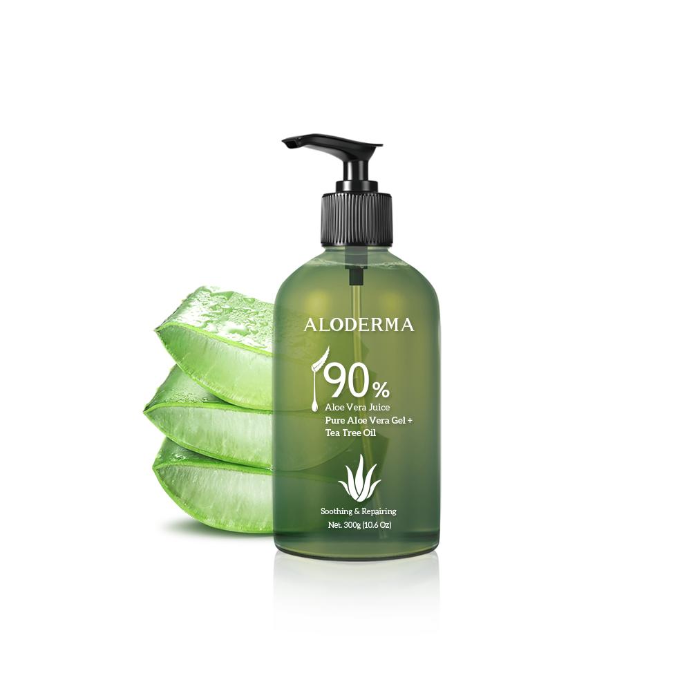 ALODERMA Pure Aloe Vera Gel + Tea Tree Oil - AloeCure