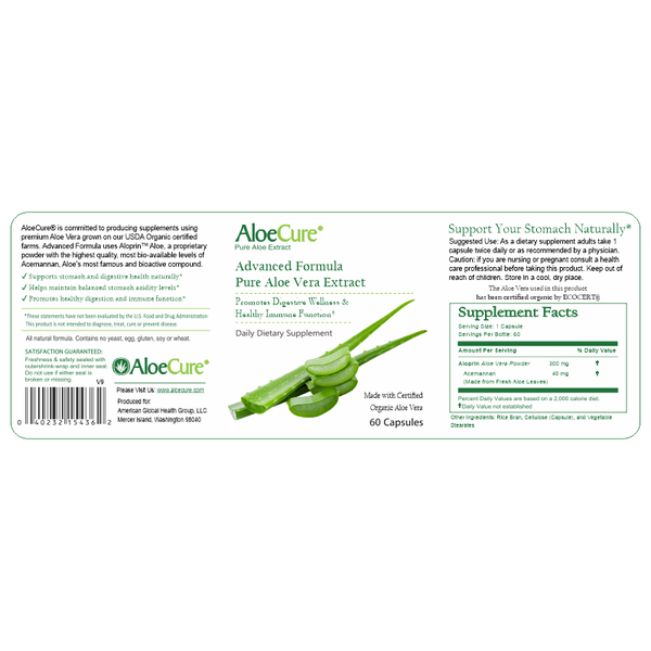 AloeCure Advanced Formula Aloe Vera Capsule